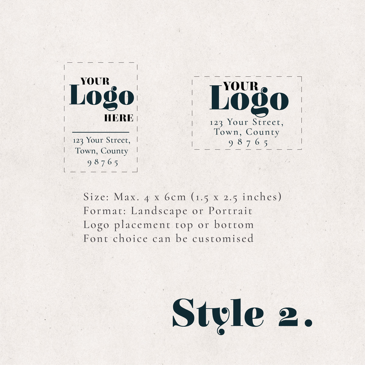 Business Address Stamp – Fernbank Studio